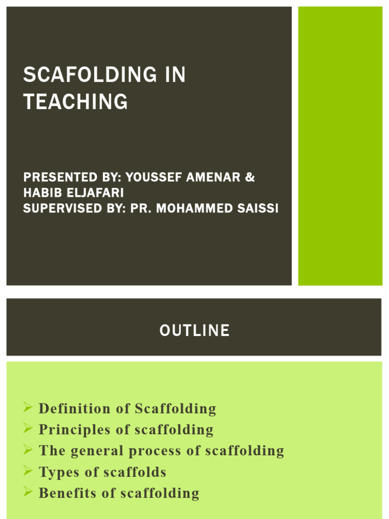 SCAFFOLDING | PDF | Cognitive Science | Behavioural Sciences