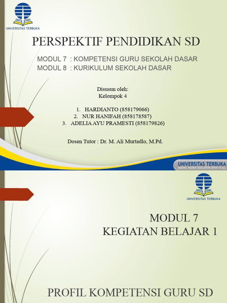 PERSPEKTIF MODUL 7 8 KEL.4pptx | PDF