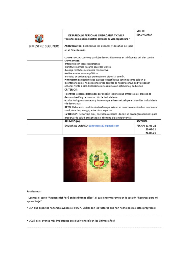 Experiencia Iv de DPCC 5to Año | PDF | Democracia | Ideologías políticas