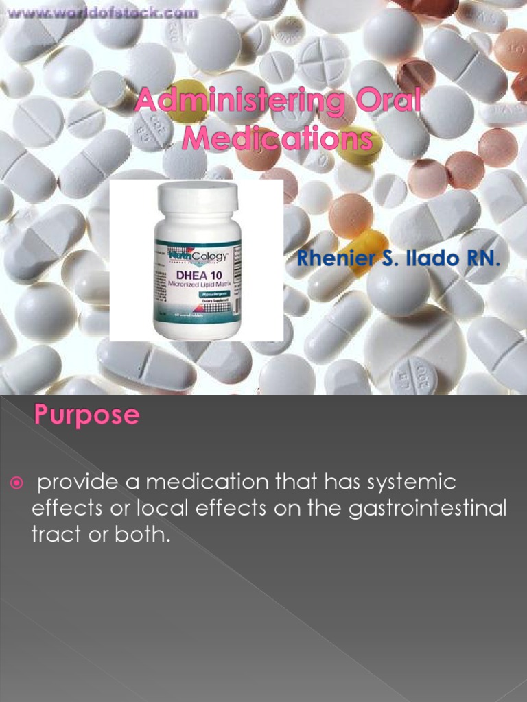 Oral Medication Administration Guidelines | PDF | Pharmaceutical Drug ...