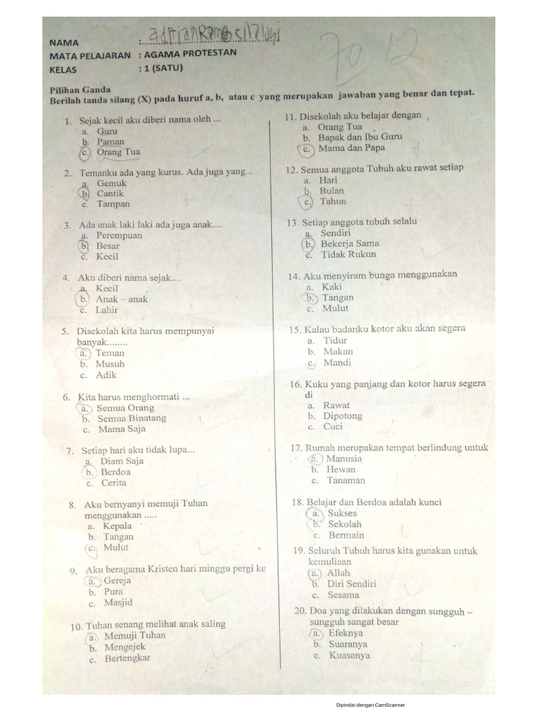 Soal PTS Dan PAS | PDF