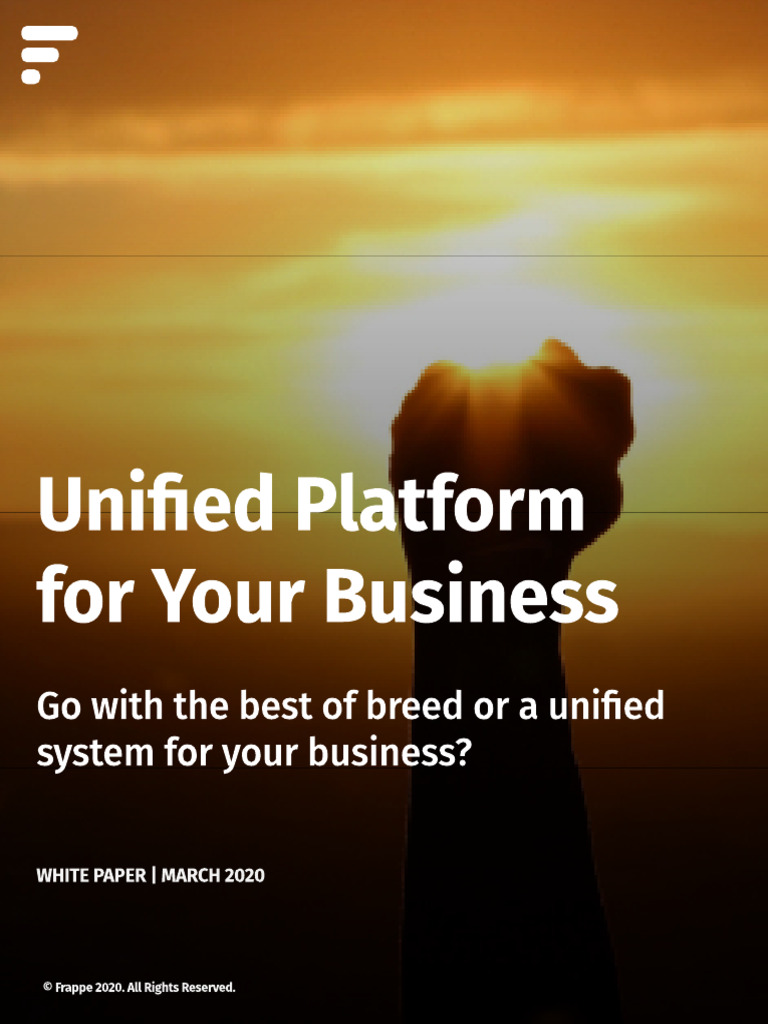 Unified ERP: Business Growth Solution | PDF | Enterprise Resource ...