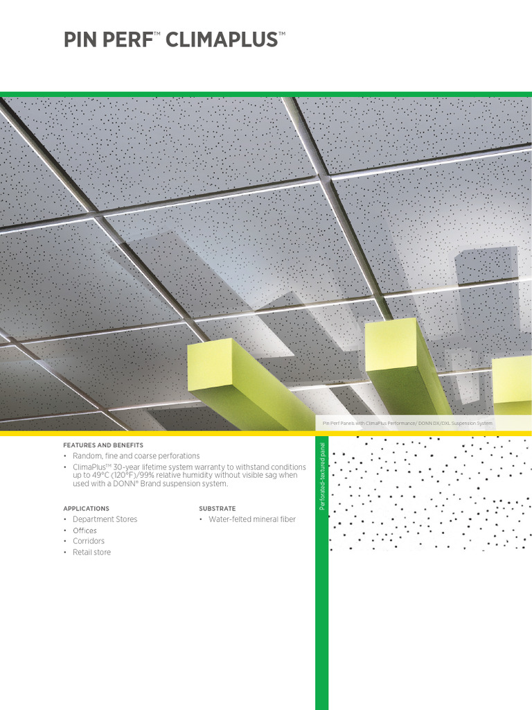 Brosur Pinperf Climaplus Eng | PDF | Materials | Building Engineering