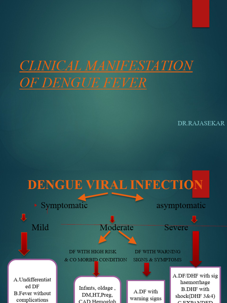 Dengue Clinical Features | PDF | Epidemiology | Medicine