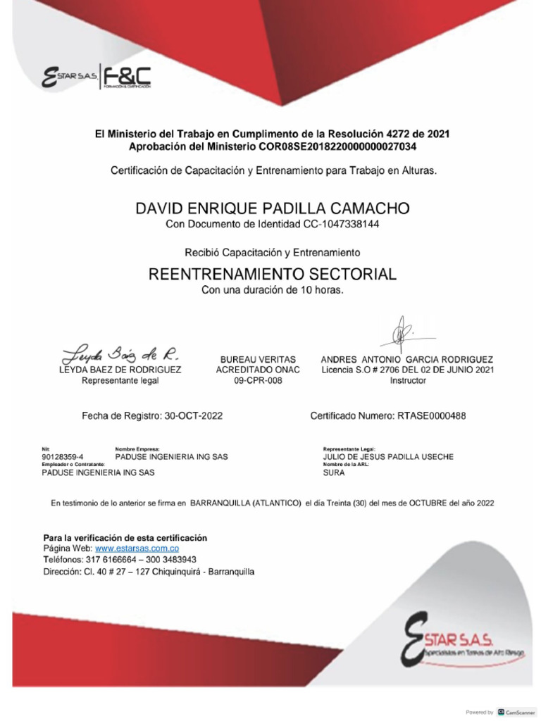 Curso de Alturas David Padilla | PDF