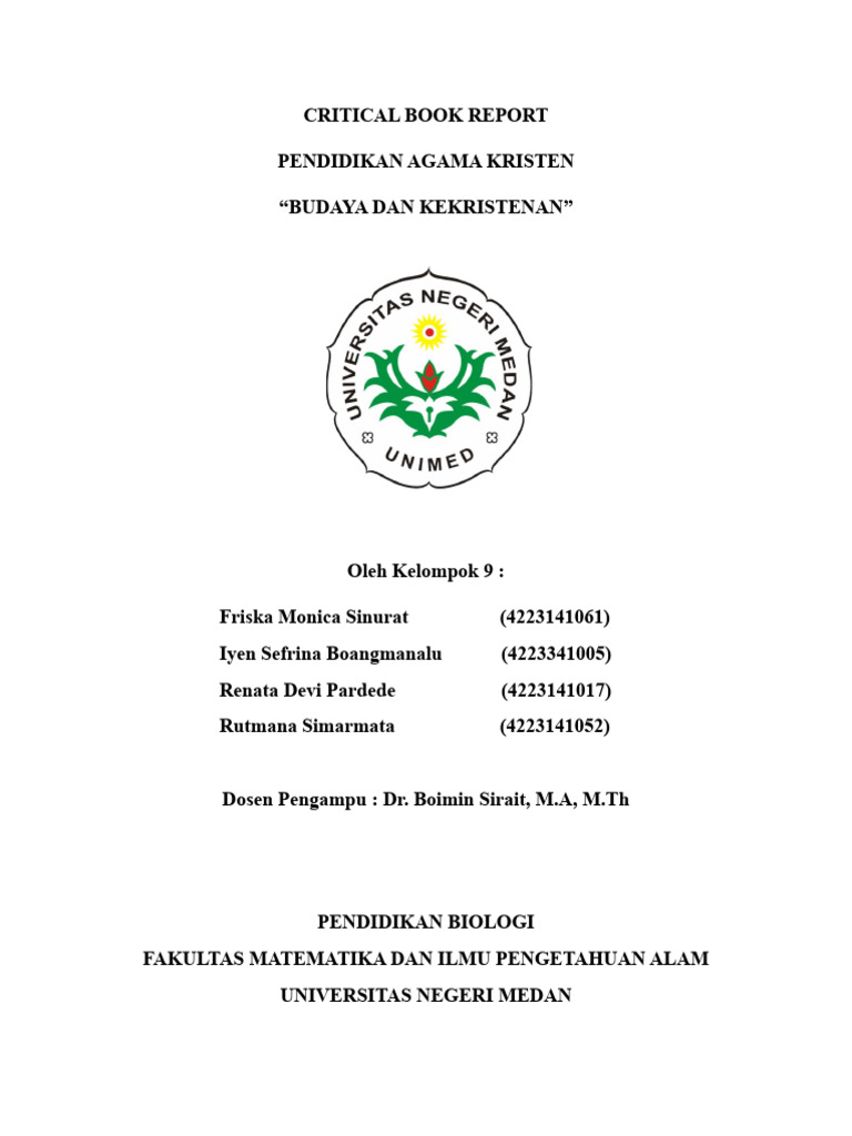Critical Book Report - Agama - Kelompok 9 | PDF