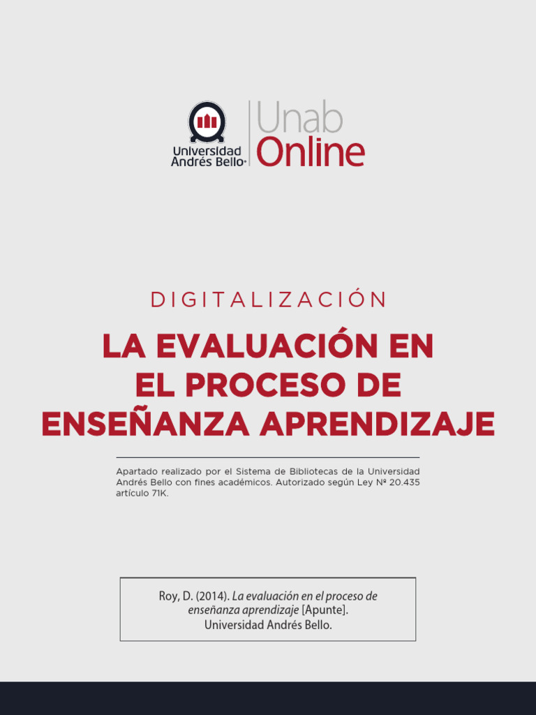 La Evaluación en El Proceso de Enseñanza Aprendizaje | PDF | Evaluación | Enseñando