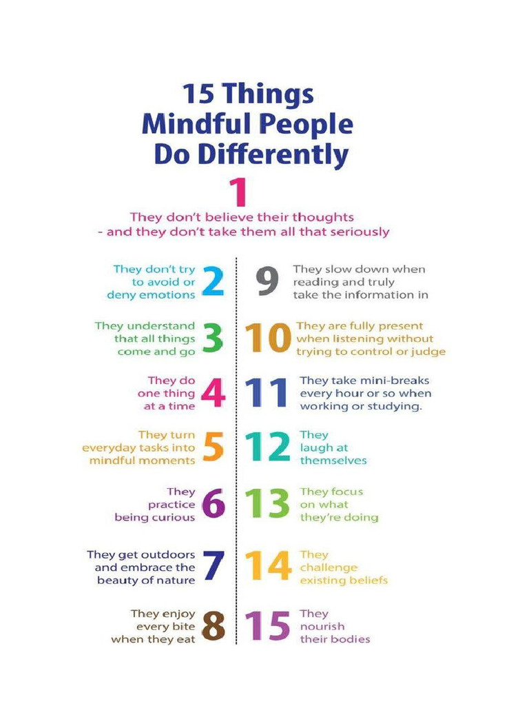 15 Things Mindful | PDF