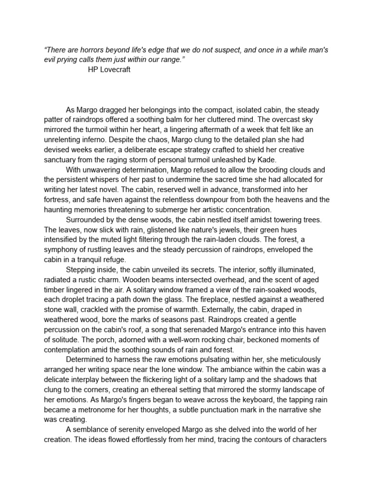 Creative Writing Short Story | PDF | Ghosts