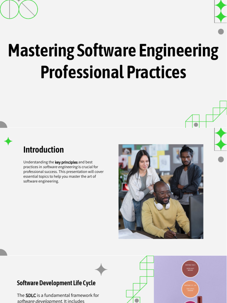 Slidesgo Mastering Software Engineering Professional Practices 20240527022916AUjv | PDF ...