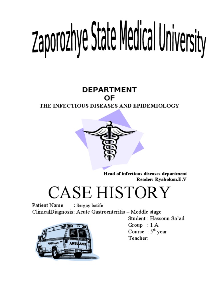 Case History of Infectious Diseaes | PDF | Pulse | Heart