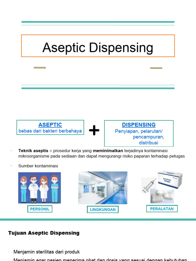 Aseptic Dispensing Baru | PDF