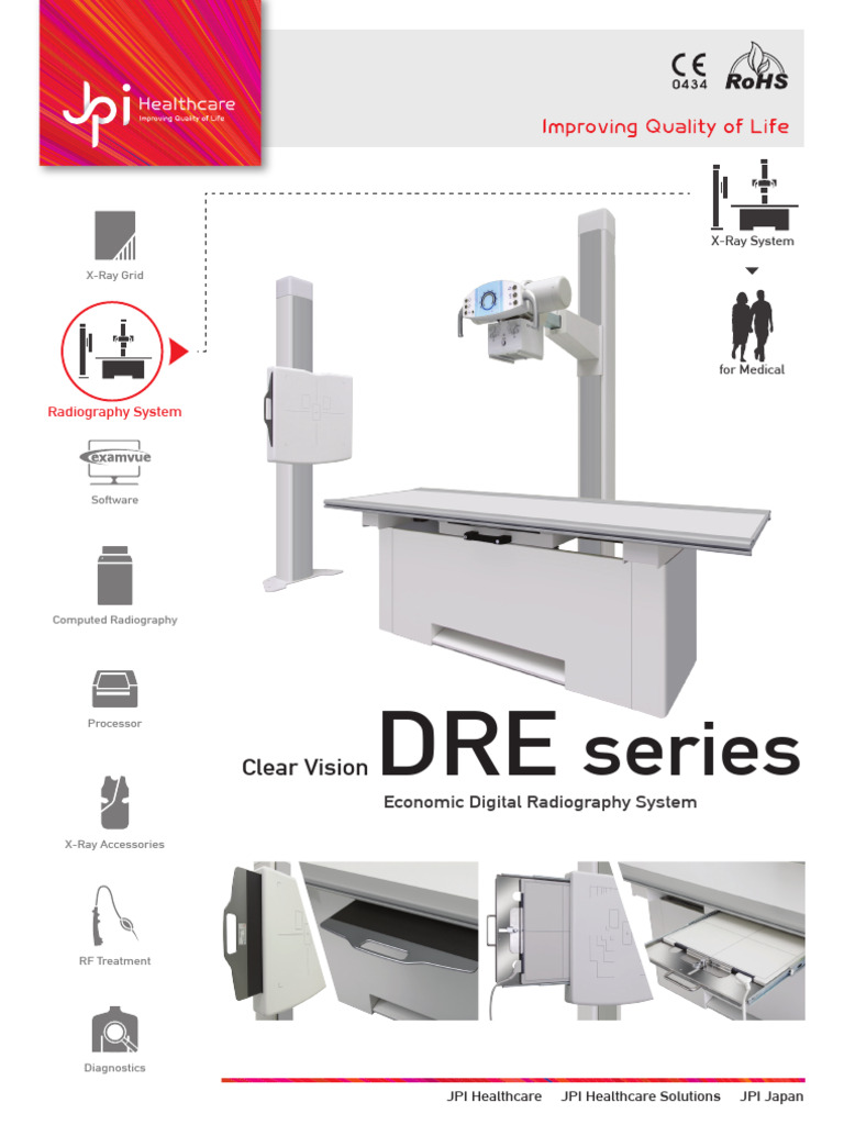 Clear Vision DRE Series Technical Specs | PDF | Radiography | X Ray