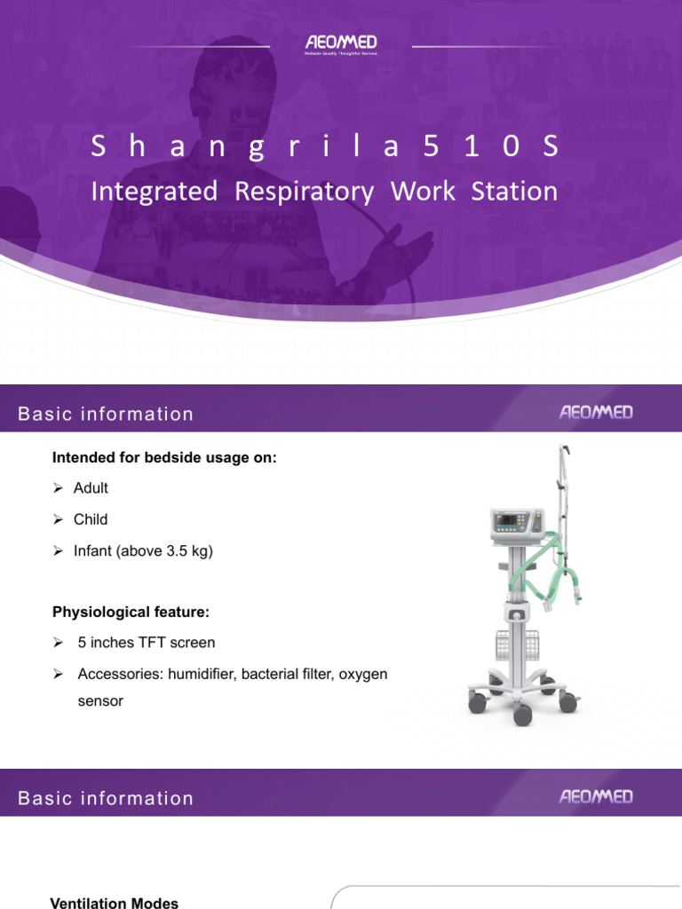 510S Integrated Respiratory Work Station Introduction 2022 | PDF