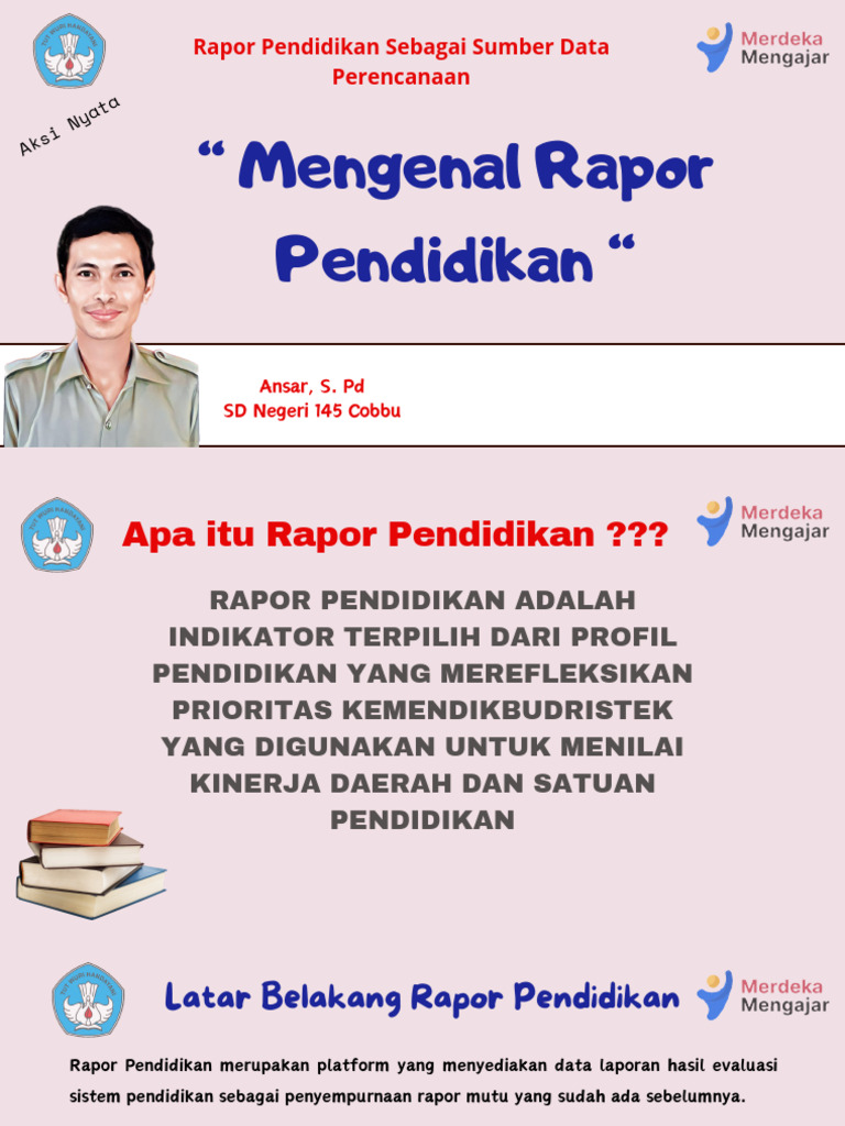 Memahami Rapor Pendidikan Dasar | PDF