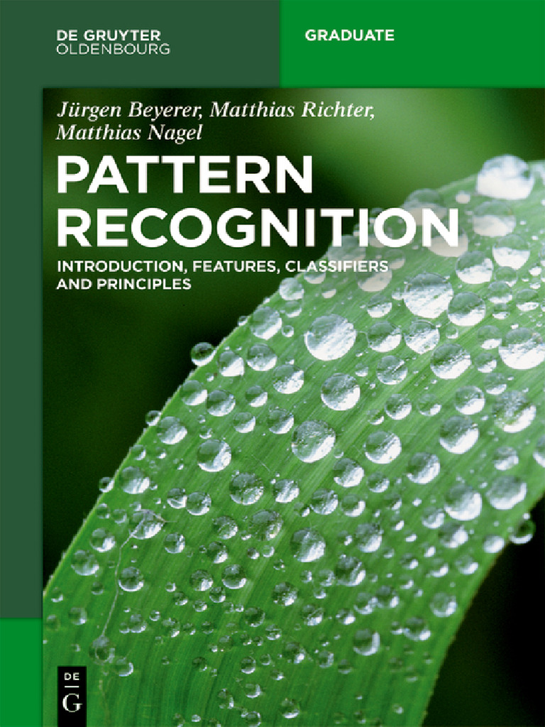 1 Pattern Recognition Introduction Features Classifiers And Principles