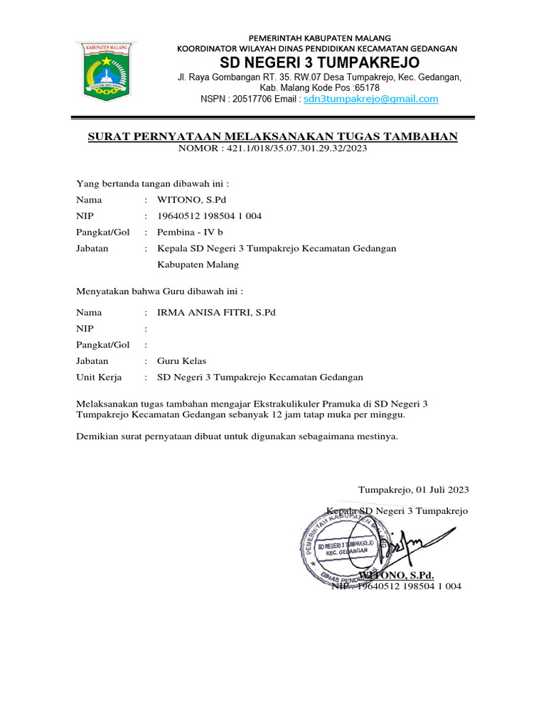 SK Pramuka Irma A F | PDF | Ilmu Sosial | Kesehatan Holistik