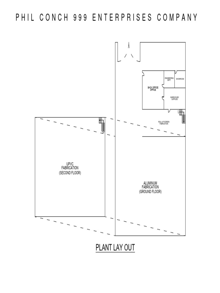Plant Layout for Phil Conch 999 Enterprises | PDF
