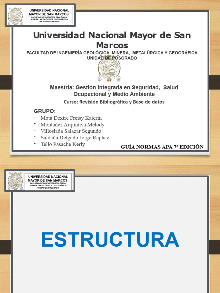 Normas Apa Estructura v2 | PDF