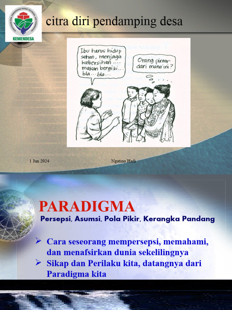 Bahan Tayang Citra Diri | PDF | Pengembangan Diri