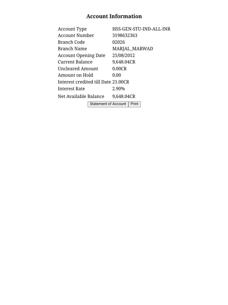 AccountStatement 3198632363 Oct11 113957 | PDF