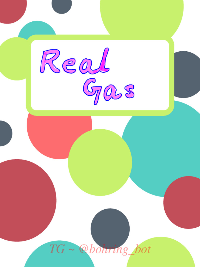 Real Gas | PDF