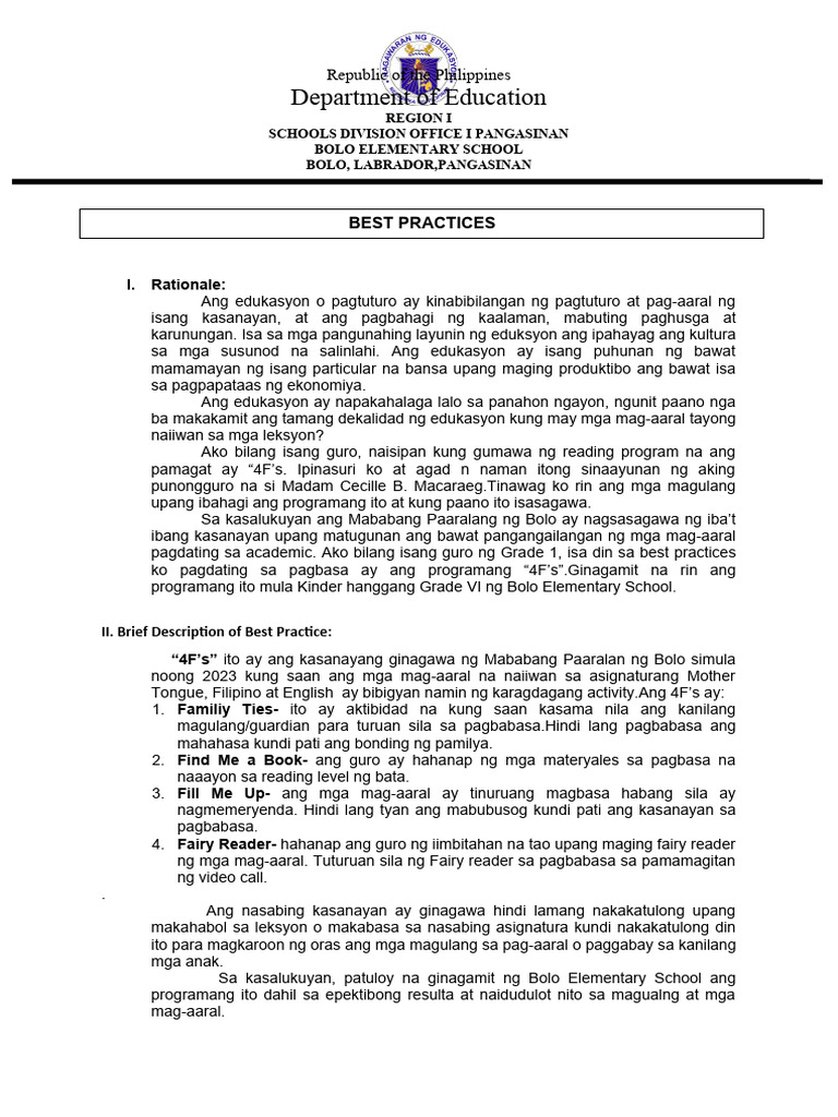 Best Practices | PDF