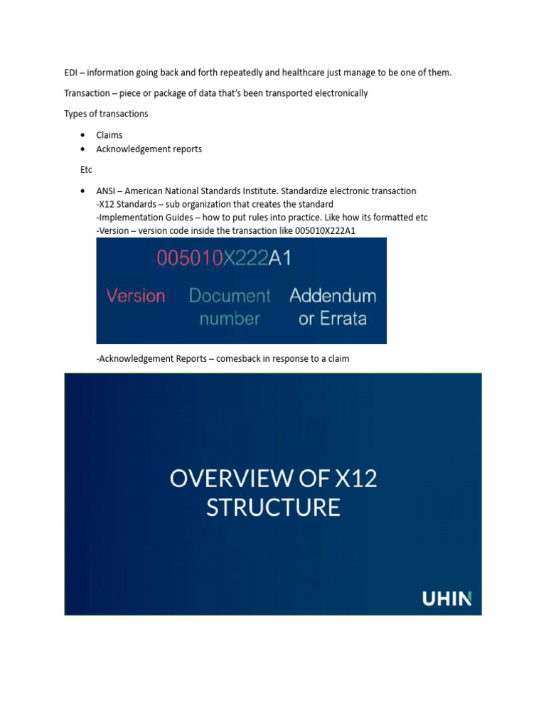 Advanced EDI Reading X12 Webinar 2018 | PDF | Electronic Data Interchange