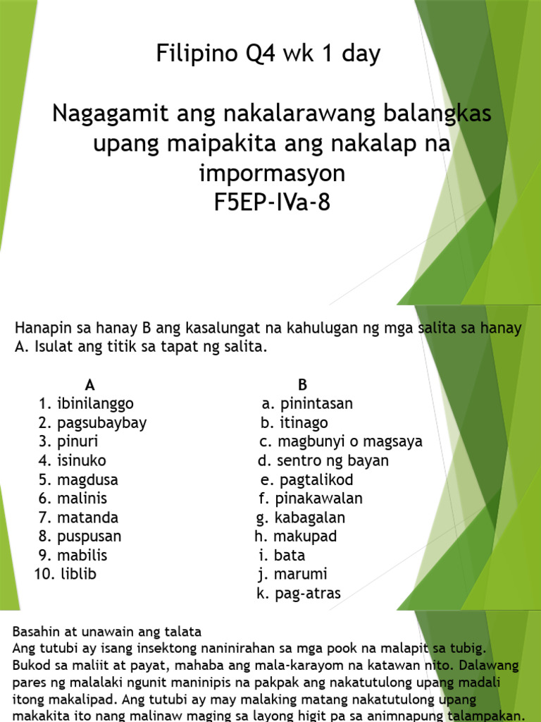 Fil Q4, WK 1, Day 4 | PDF