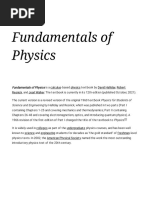 Download Fundamentals of Physics PDF | PDF