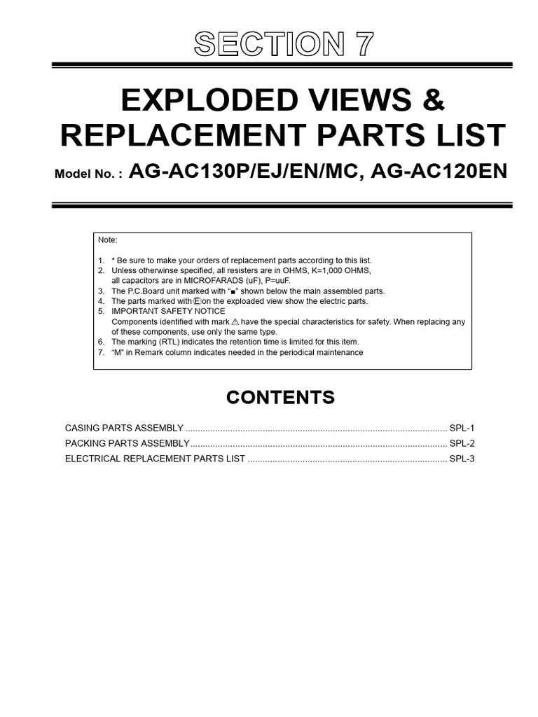 Ac130pem s7 | PDF | Manufactured Goods | Electricity