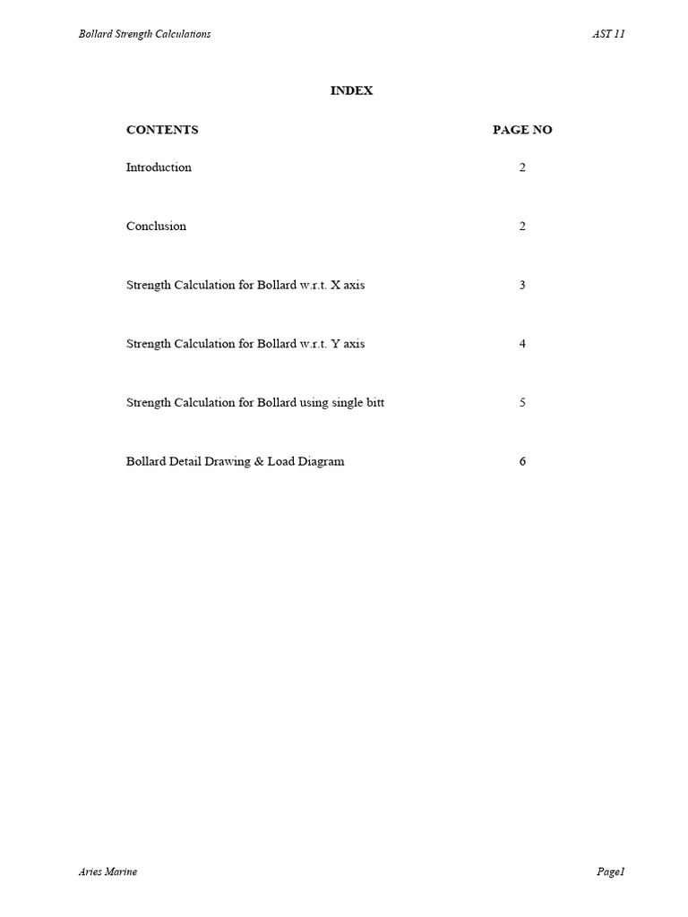 Bollard Strength Guide for Engineers | PDF | Bending | Stress (Mechanics)
