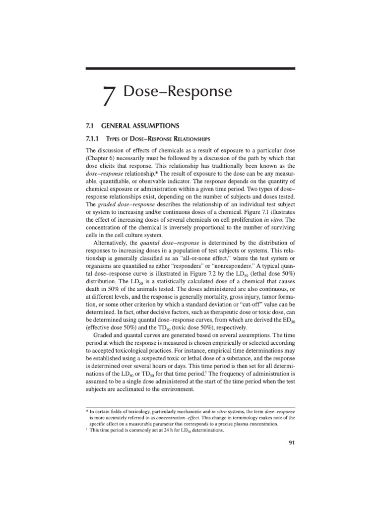 Bariles DOSE RESPUESTA | PDF