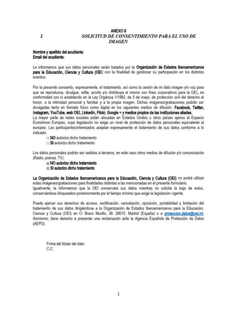 Formulario de Autorización - KIDS ENGLISH CAMP 2024 - Chiriquí | PDF ...
