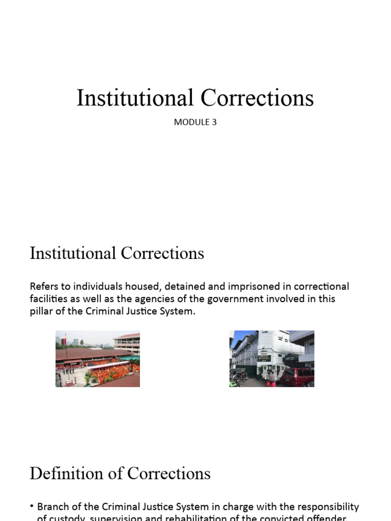 Module 3 CA - Institutional Correction Part 1 | Download Free PDF ... Module 3 CA - Institutional Correction Part 1 | Download Free PDF ...