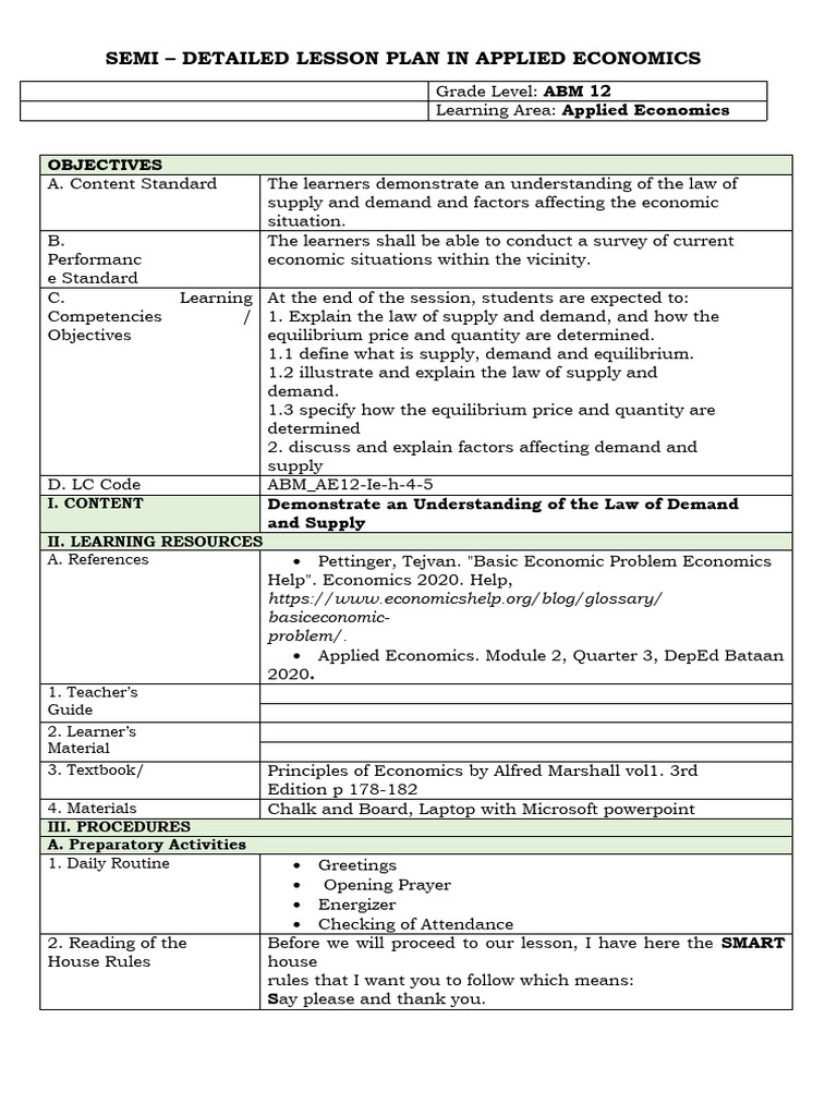 Demonstrate An Understanding of The Law of Demand | PDF | Supply And ...