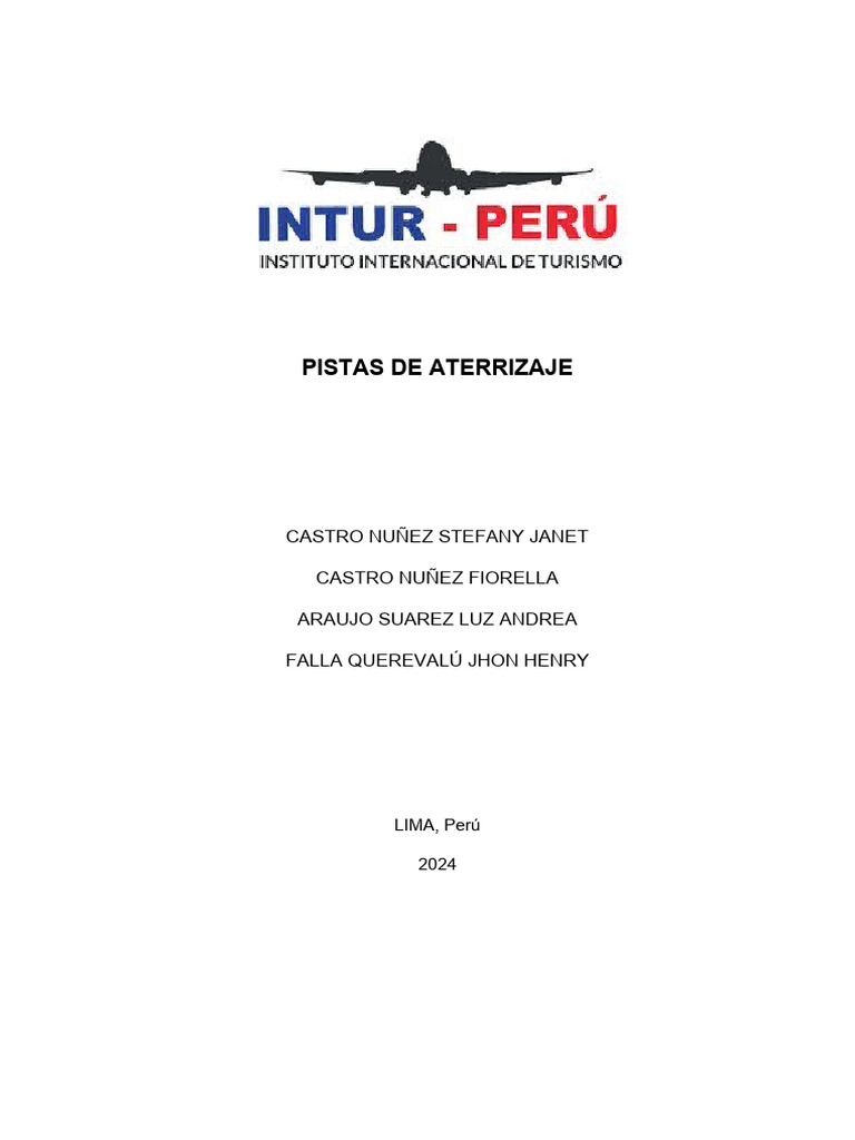 Tipos de Pista de Aterrizaje | PDF | Pista | Aeropuerto