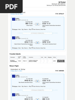 IndiGo Sample Ticket | PDF
