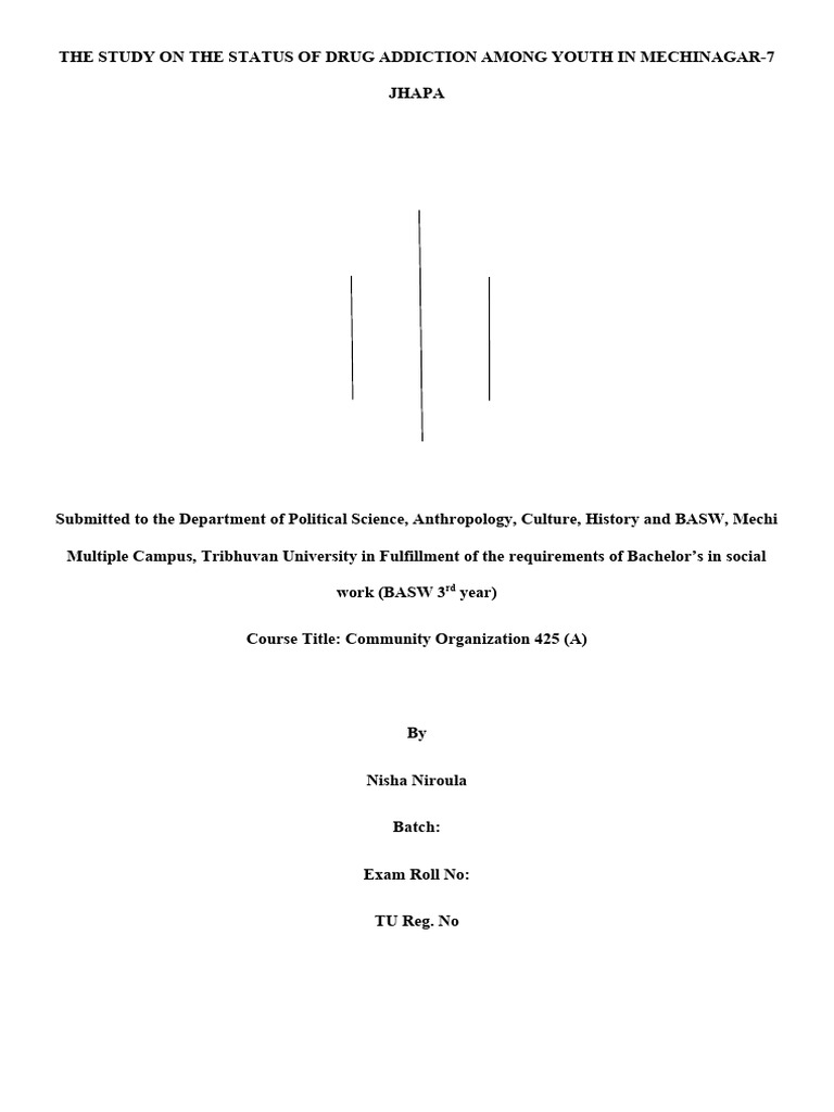 Drug Addiction Among Youth Report | PDF | Substance Abuse | Substance ...