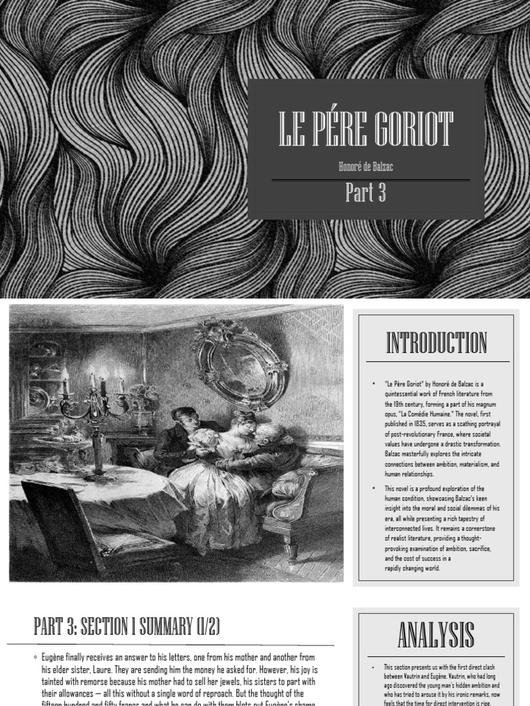Le Pére Goriot | PDF | Honoré De Balzac | La Comédie Humaine