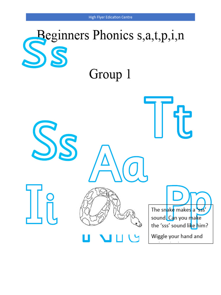 Beginners Phonics Group 1 | PDF