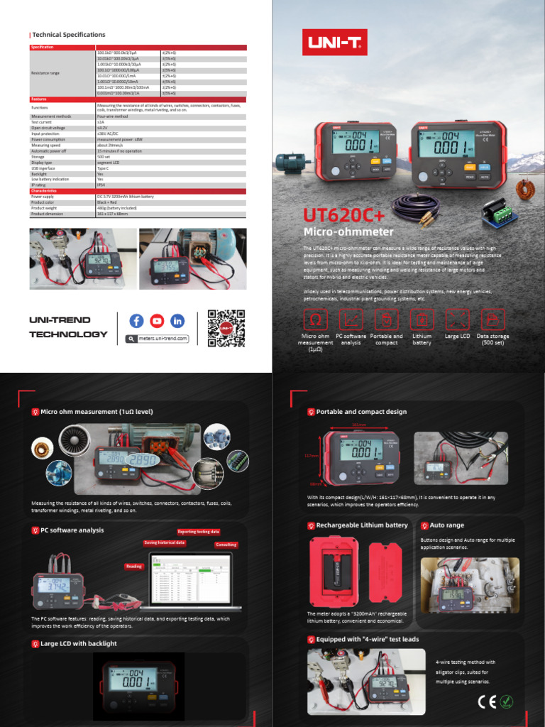 UT620C Datasheet (Final) | PDF | Electrical Resistance And Conductance | Power Supply