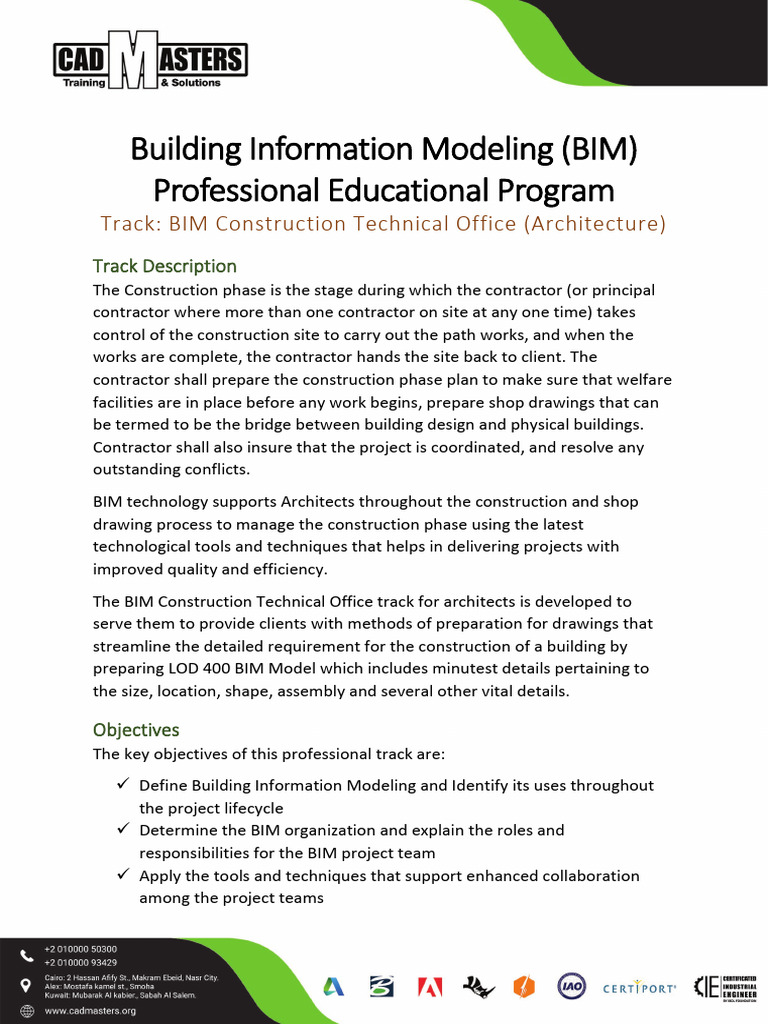 BIM Construction Technical Office - Architecture | PDF | Building ...