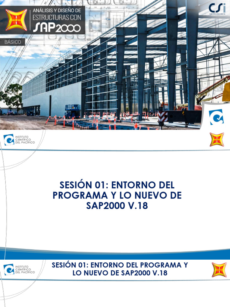 Novedades y Uso de SAP2000 V.18 | PDF | Informática | Tecnología