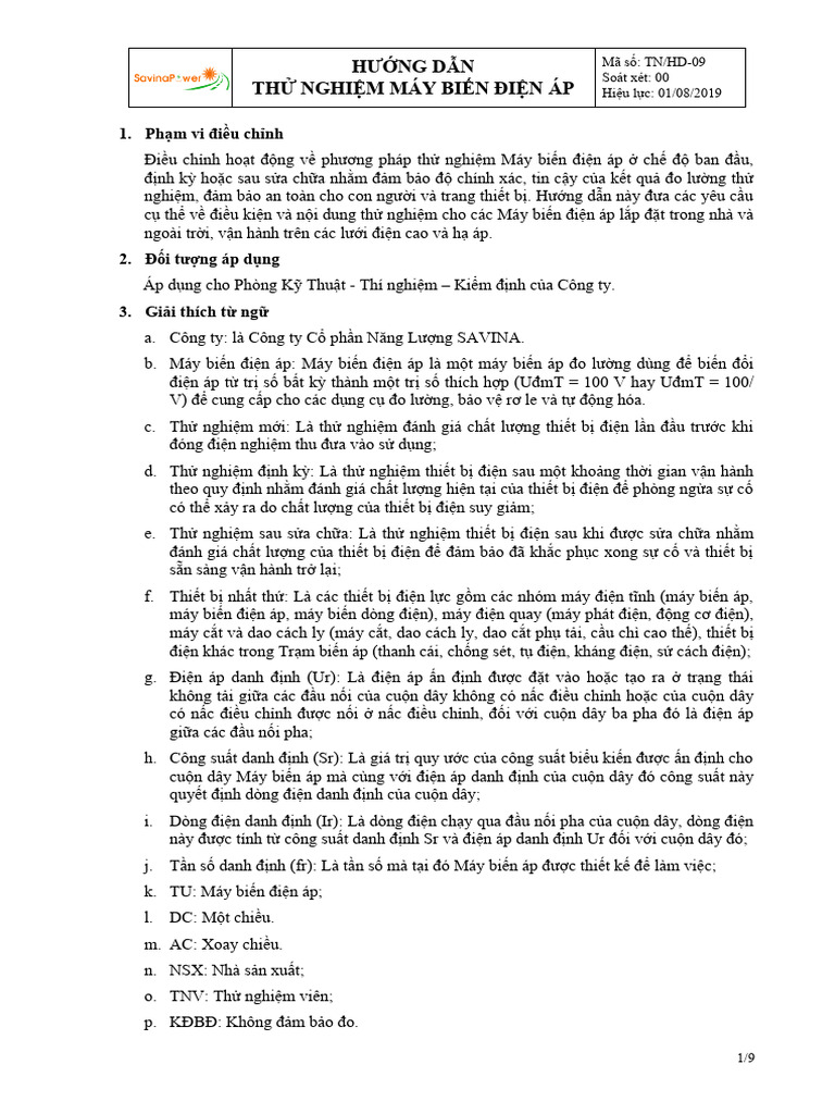 HD09 Thu Nghiem TU | PDF