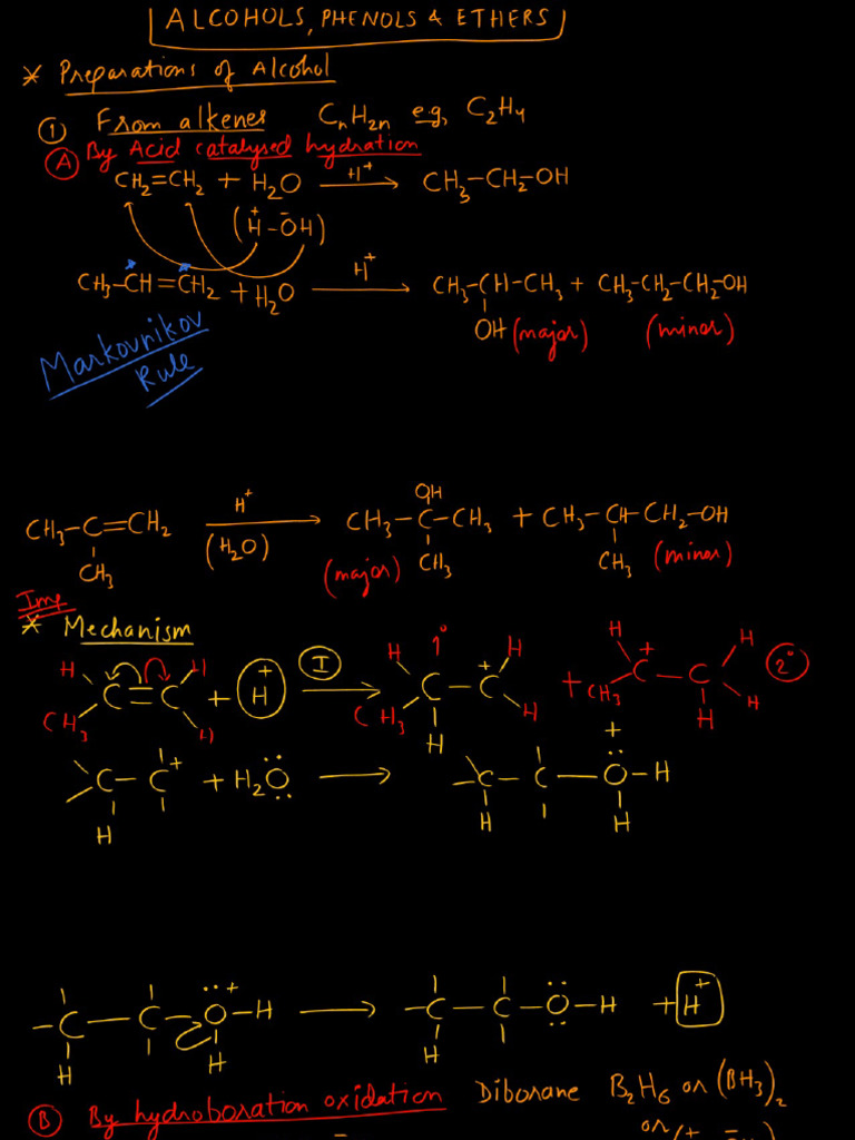 Preparationof Alcohol | PDF