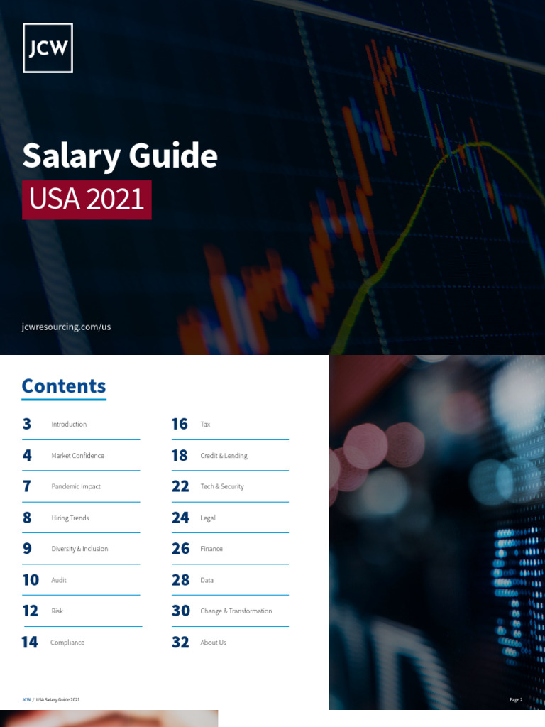 Salary Guide 2021 USA | PDF | Recruitment | Audit