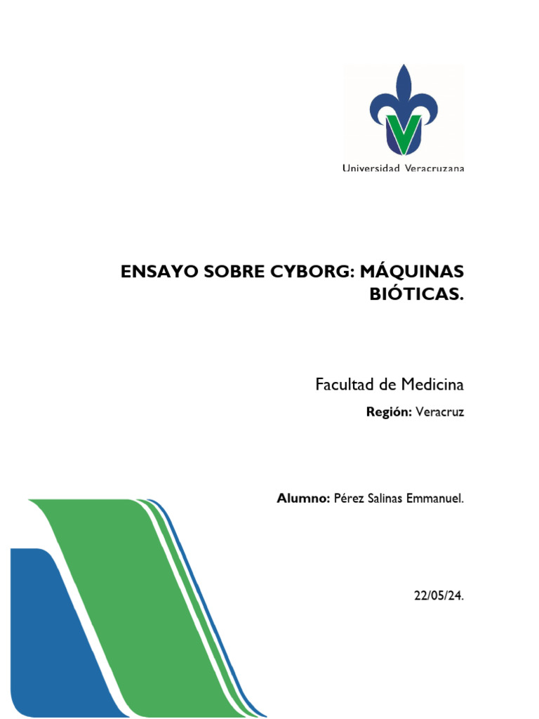 Ensayo de Cyborg y Biohacking | PDF | Cyborg | Cerebro