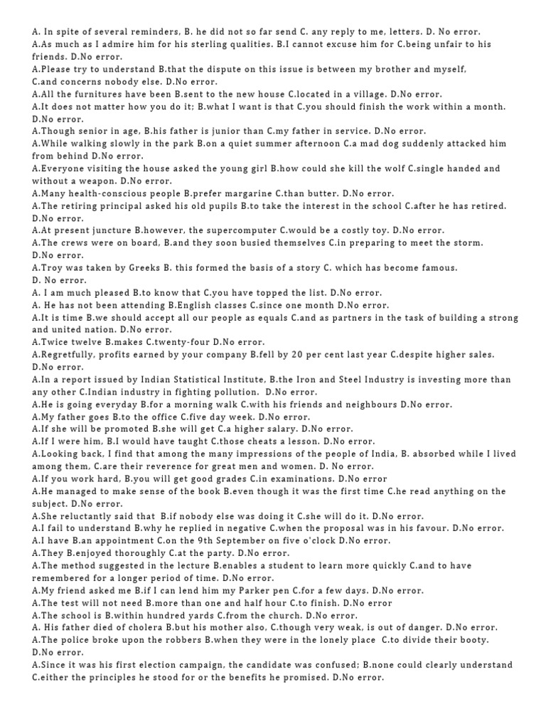 Common English Grammar Errors | PDF