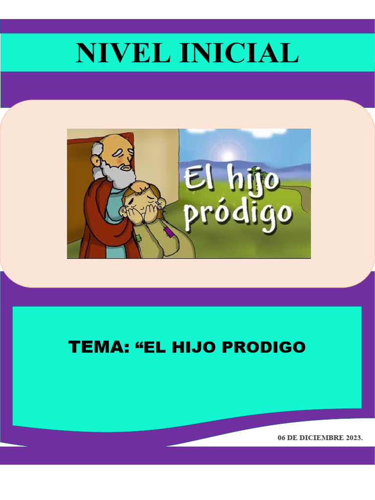 El Hijo Prodigo | PDF | Evaluación | Dios